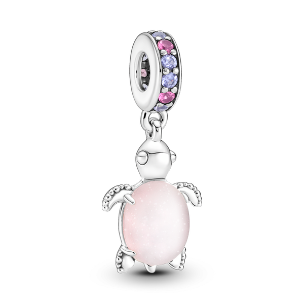 Charm Bạc Pandora Hình Rùa Màu Hồng – Pandora Việt Nam