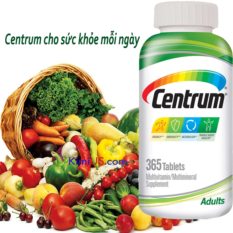 Centrum Silver Adult 50+ 325 viên - TPCN bổ sung Vitamin khoáng chất c ...