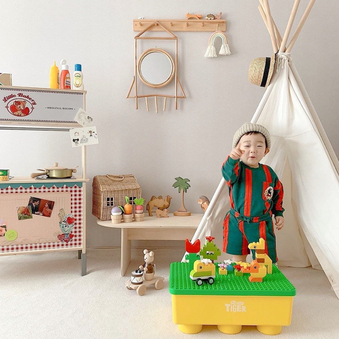 Set lego Tiger Block 160 chi tiết kèm bàn My Little Tiger – Gia dụng ...