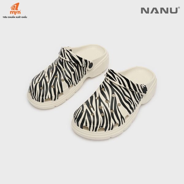Dép sục Nữ Nanu Aqua W02 Zebra version – Giày Myn