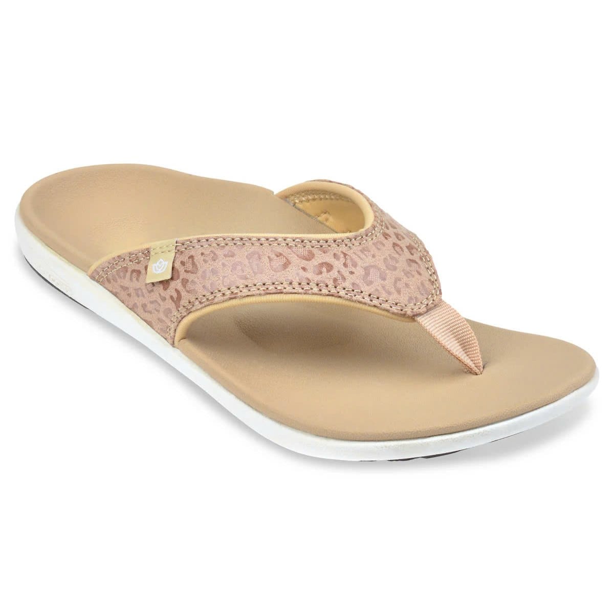 Dép xỏ ngón sức khỏe nữ Spenco Yumi Cheetah Tan – Steps Vietnam