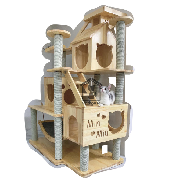 Cat tree 3 tầng mẫu to TP. HCM – Cathouse