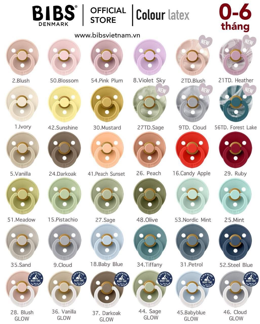 Ti giả cao cấp BIBS De Lux Cao Su Tự Nhiên Đan Mạch cho bé (kèm nắp t – knguyenstore