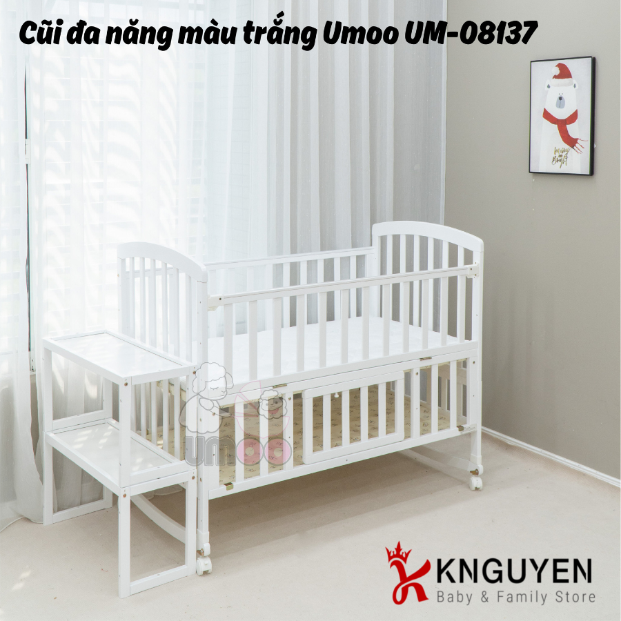 Cũi gỗ đa năng Umoo – knguyenstore