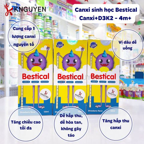 Siro Bestical bổ sung canxi, vitamin, D3K2 – knguyenstore
