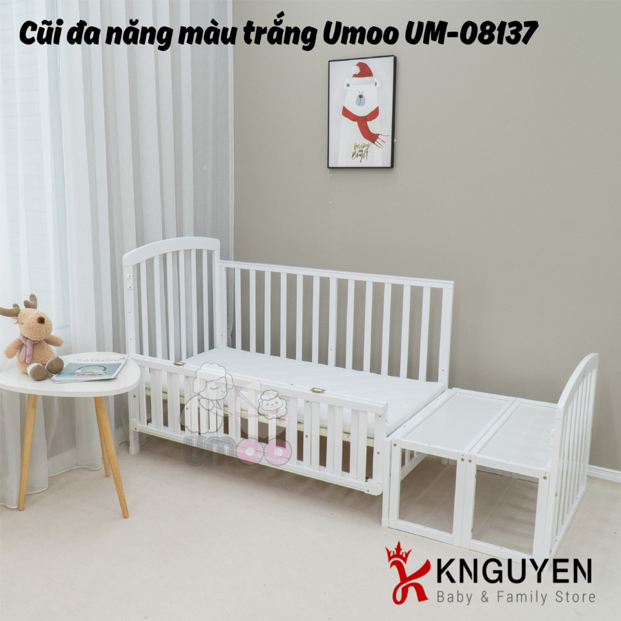 Cũi gỗ đa năng Umoo – knguyenstore