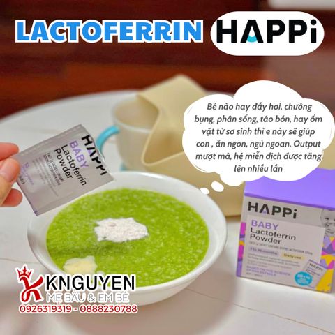 Bột dinh dưỡng Happi Baby Lactoferrin Powder cho bé – knguyenstore