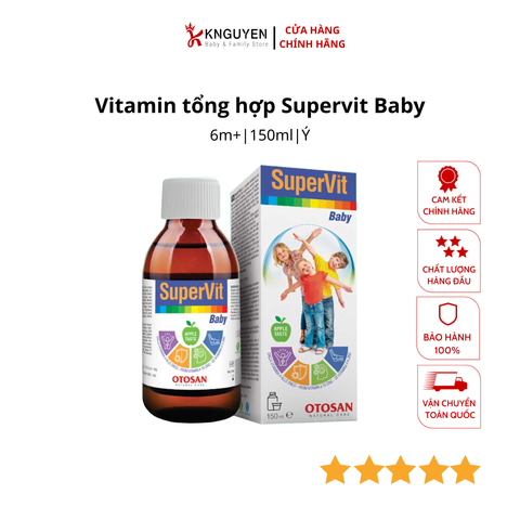 Vitamin tổng hợp Supervit Baby - Otosan - Italy - Chai 150ml – knguyenstore