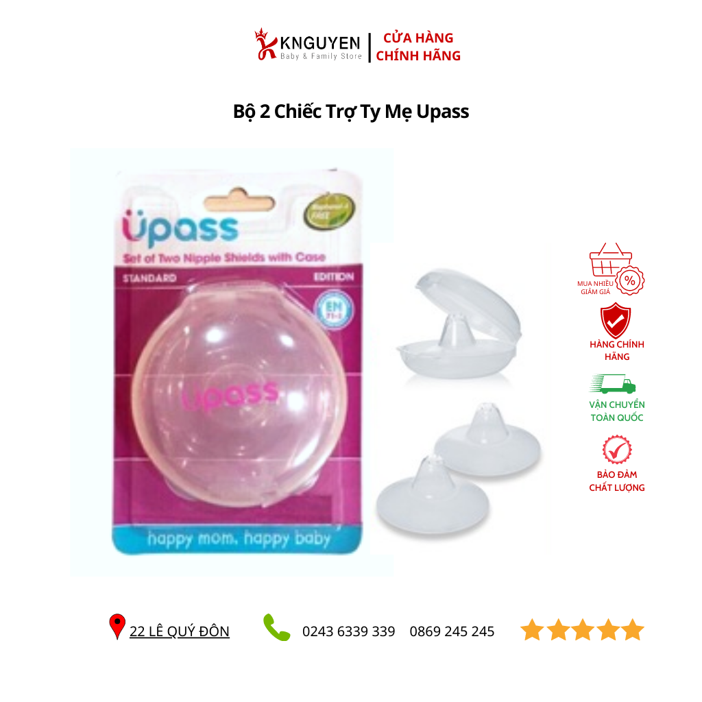 Bộ 2 Chiếc Trợ Ty Mẹ Upass – knguyenstore