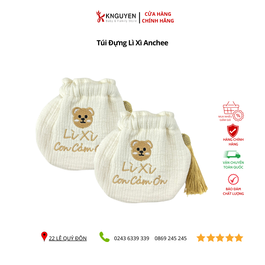 Túi đựng lì xì Anchee – knguyenstore