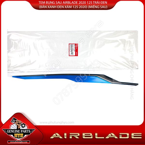 TEM BỤNG SAU AIRBLADE 2020 125 TRÁI ĐEN (BẢN XANH ĐEN XÁM 125 2020) (M ...