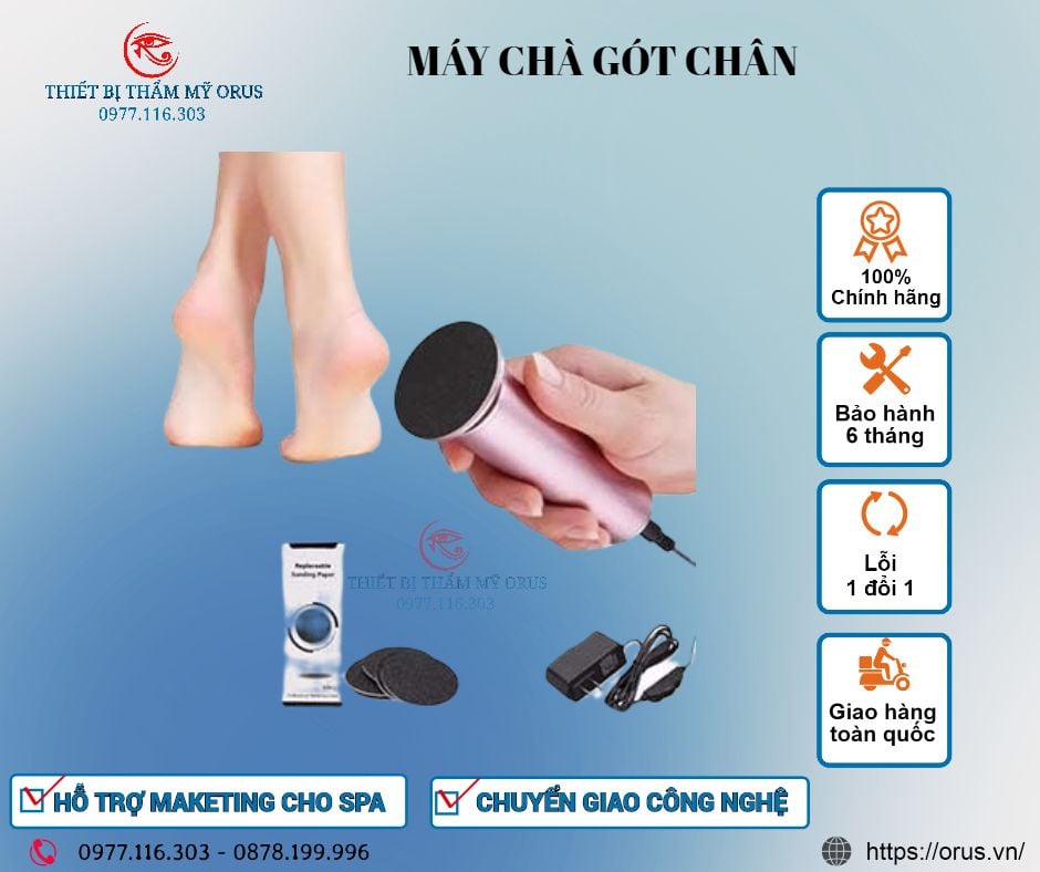 MÁY CHÀ GÓT CHÂN – ORUS.VN