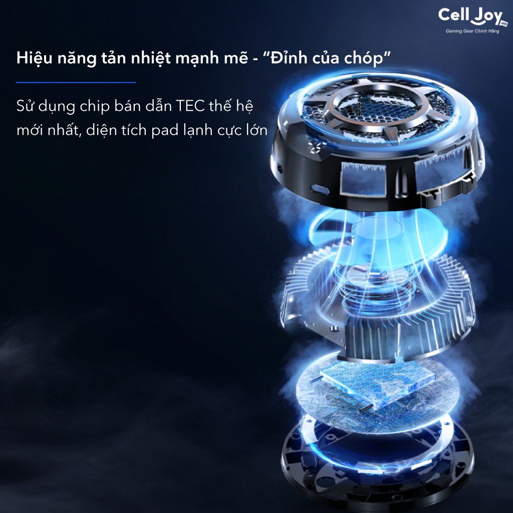 Quạt tản nhiệt sò lạnh cho máy tính bảng MEMO CX05 chính hãng – Celljoy