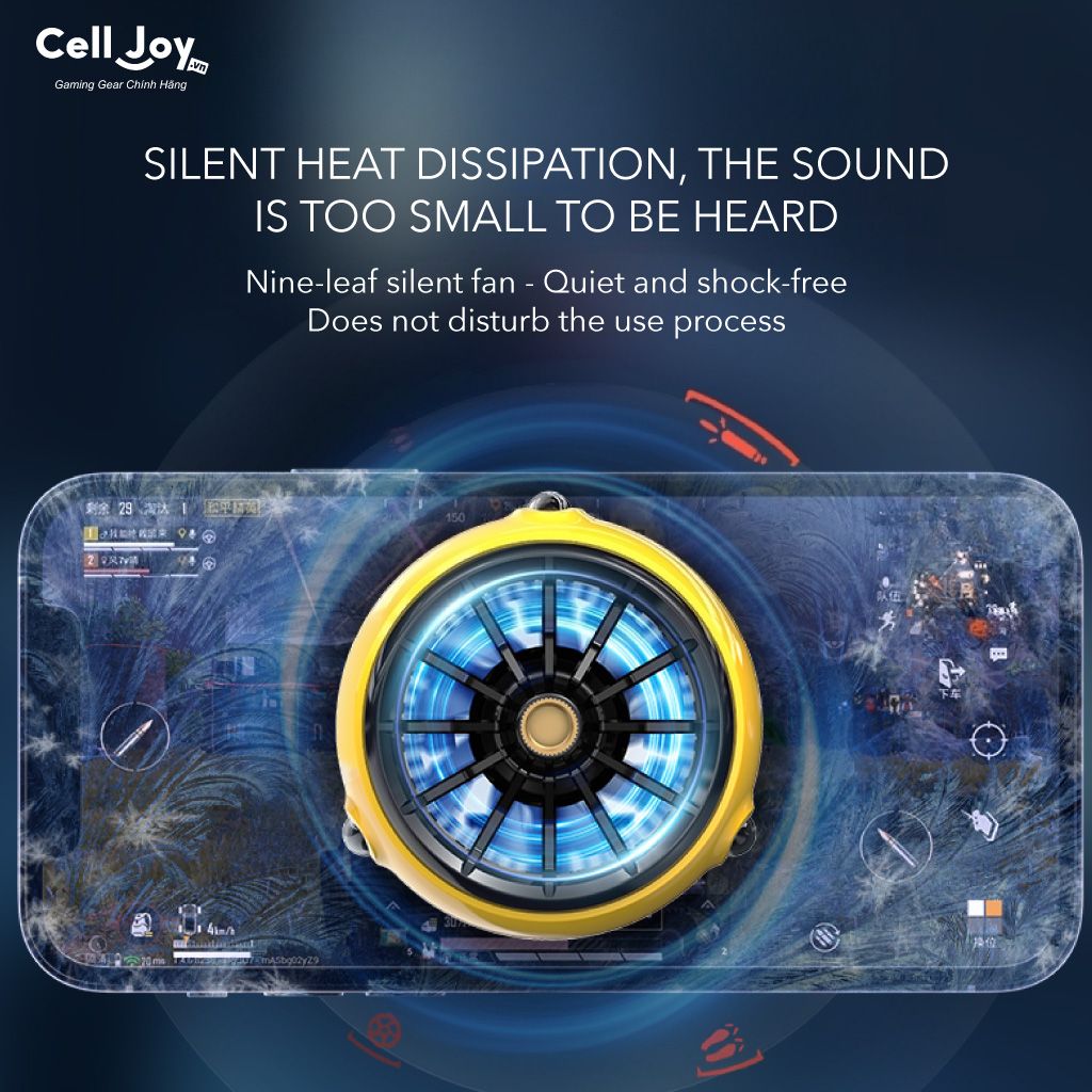 Quạt tản nhiệt điện thoại sò lạnh MEMO CX04 hút nam châm chính hãng ...