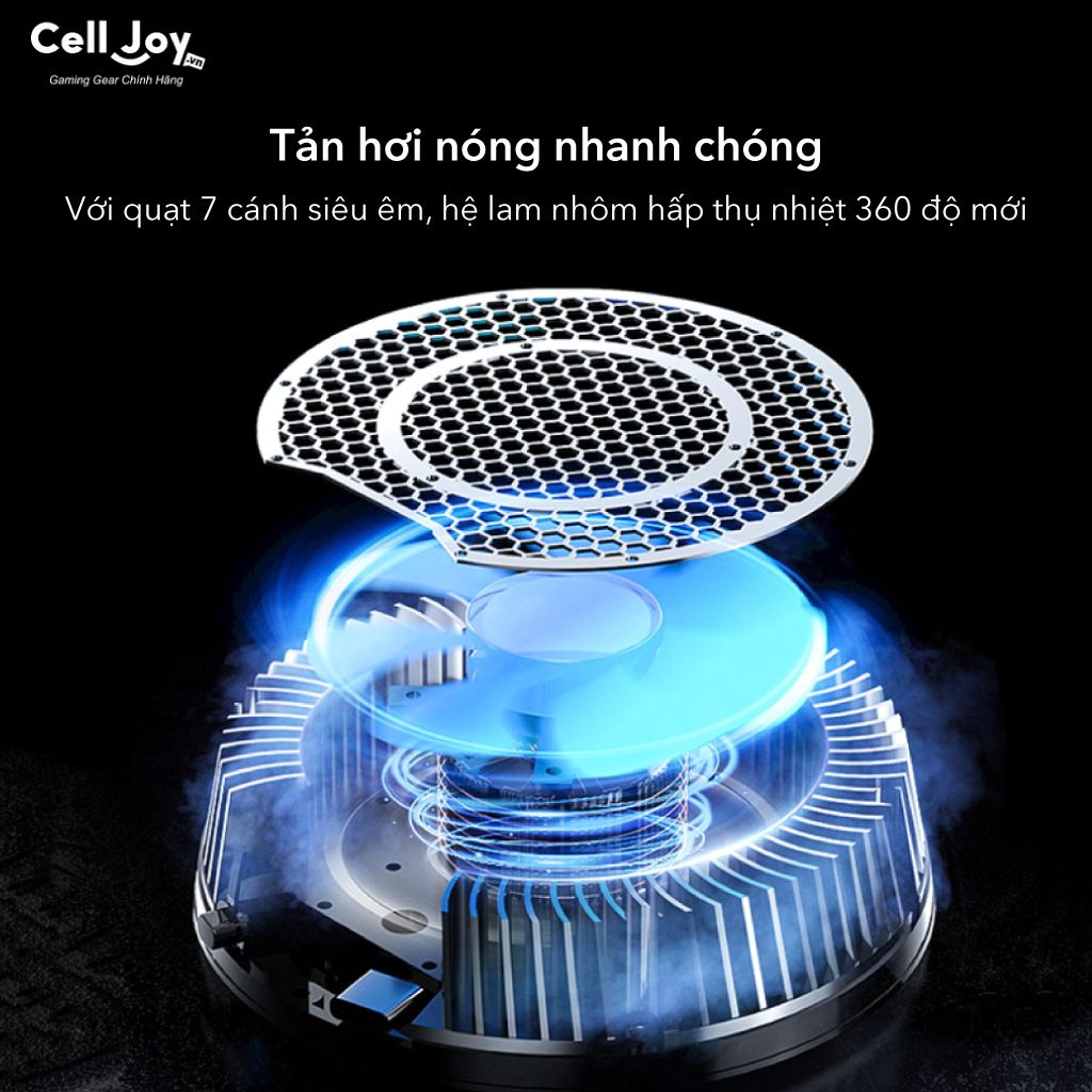 Quạt tản nhiệt sò lạnh cho máy tính bảng MEMO CX05 chính hãng – Celljoy