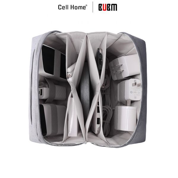 Túi đựng phụ kiện công nghệ BUBM Compact Tech Pouch nhiều ngăn – Celljoy