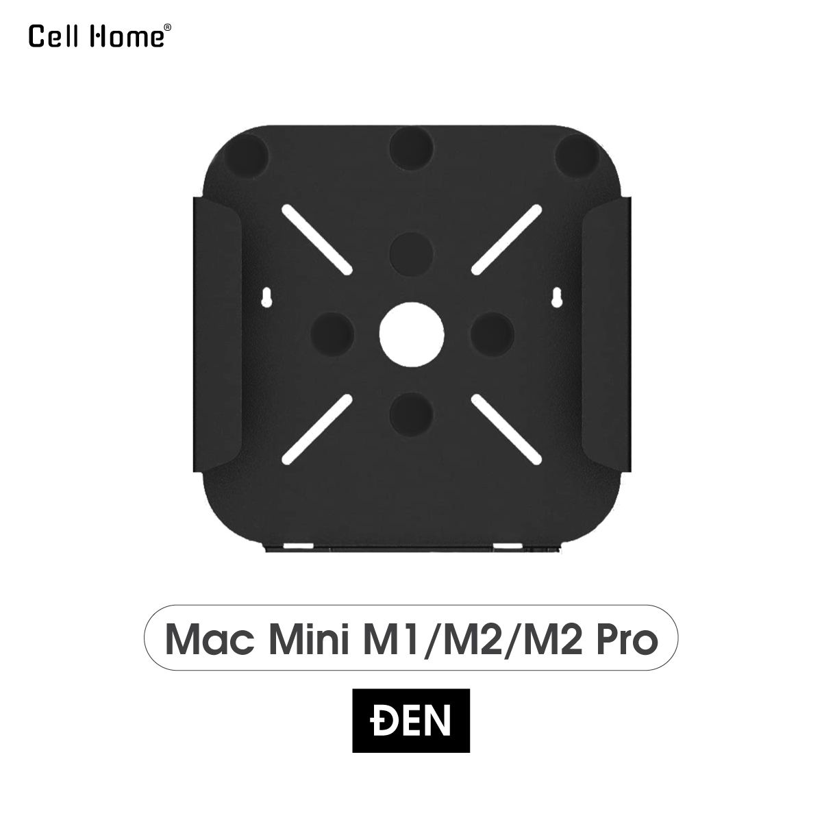 Giá đỡ Mac Mini M4/M4 Pro gắn dưới bàn, sau màn hình chuẩn VESA – Celljoy