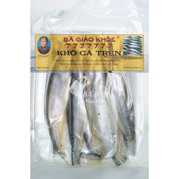 KHÔ CÁ TRÈN KẾT hiệu BÀ GIÁO KHOẺ 7777777 (CÁ THIÊN NHIÊN) 500GR - ĐẶC ...