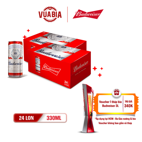 Mua Bia Budweiser Chính Hãng Với Giá Tốt Nhất - Vua Bia