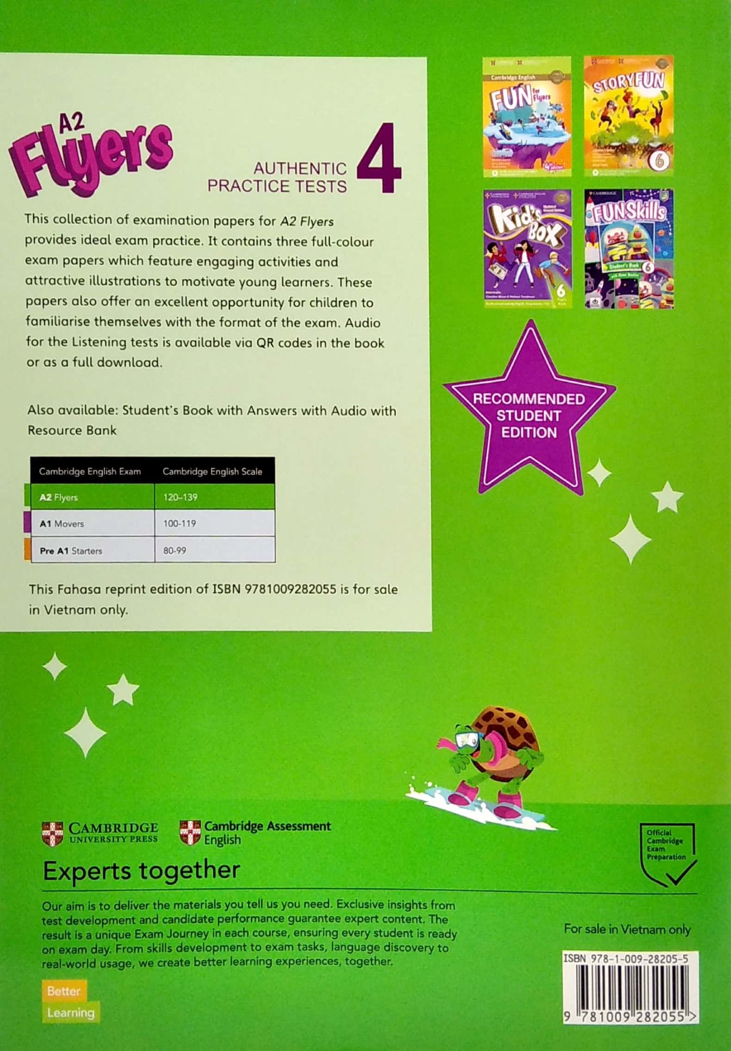 Flyers 4 - A2 Flyers Student's Book Reprint Edition – Siêu Thị Sách & Tiện Ích Nhân Văn