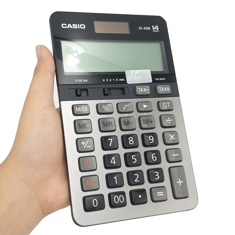 Máy Tính Văn Phòng Casio JS-40B - Màu Đen – Siêu Thị Sách & Tiện Ích ...