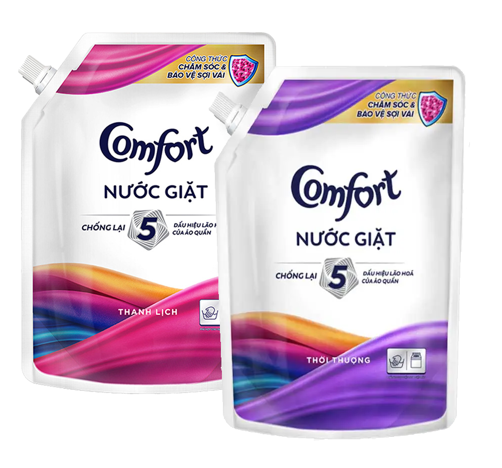 Comfort Nước Giặt Dưỡng Vải Thời Thượng 36kg4 Túi Siêu Thị Sách And Tiện Ích Nhân Văn