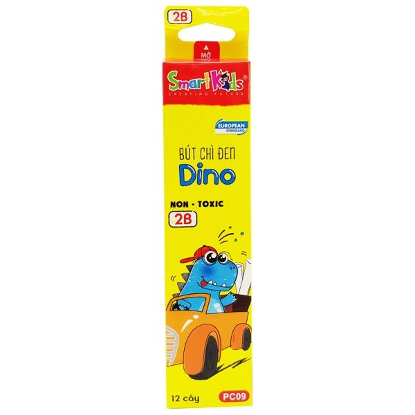 Hộp 12 Bút Chì Gỗ Họa Tiết 2B Dino - Smart Kids PC09 – Siêu Thị Sách ...