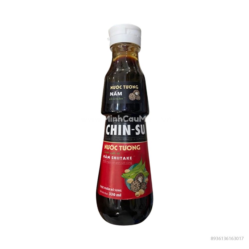 Nước tương CHIN-SU Nấm Shiitake 24 chai x 330ml – Siêu Thị Sách & Tiện Ích Nhân Văn