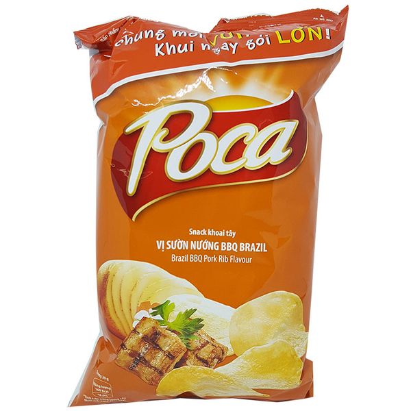 Snack Poca Vị Sườn Nướng BBQ Brazil (100g) | nhanvan.vn – Siêu Thị Sách ...