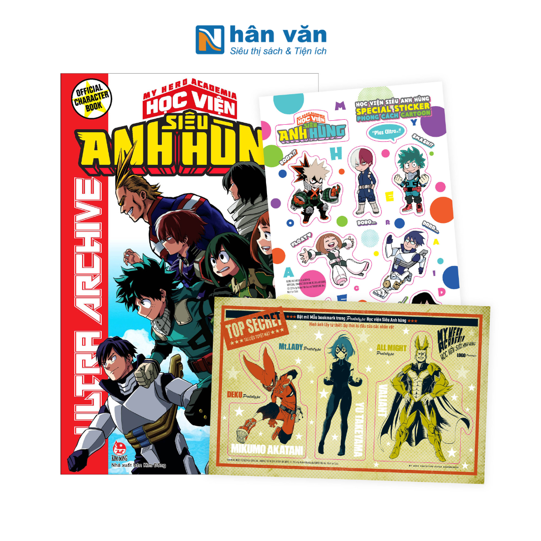 Official Character Book My Hero Academia Học Viện Siêu Anh Hùng: Ultra ...