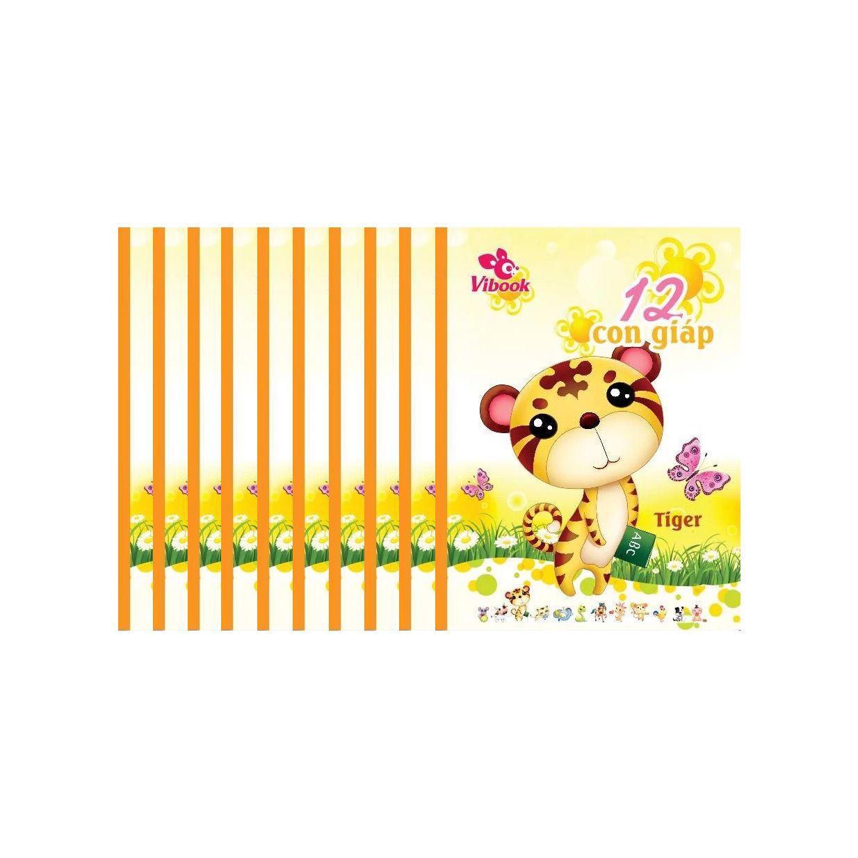 Lốc 10 Cuốn Tập Học Sinh ViBook 12 Con Giáp - 96 Trang – Siêu Thị Sách ...