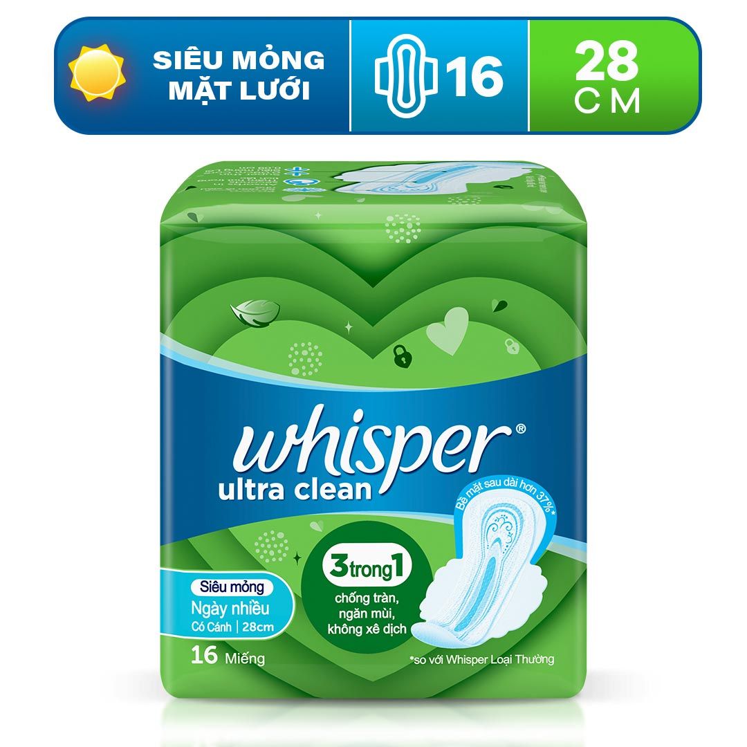 BVS Whisper siêu mỏng cánh 16Sx24 – Siêu Thị Sách & Tiện Ích Nhân Văn