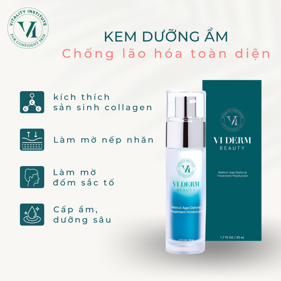 Kem Dưỡng VI Derm Retinol Age-Defying Treatment Moisturizer Dưỡng Ẩm ...