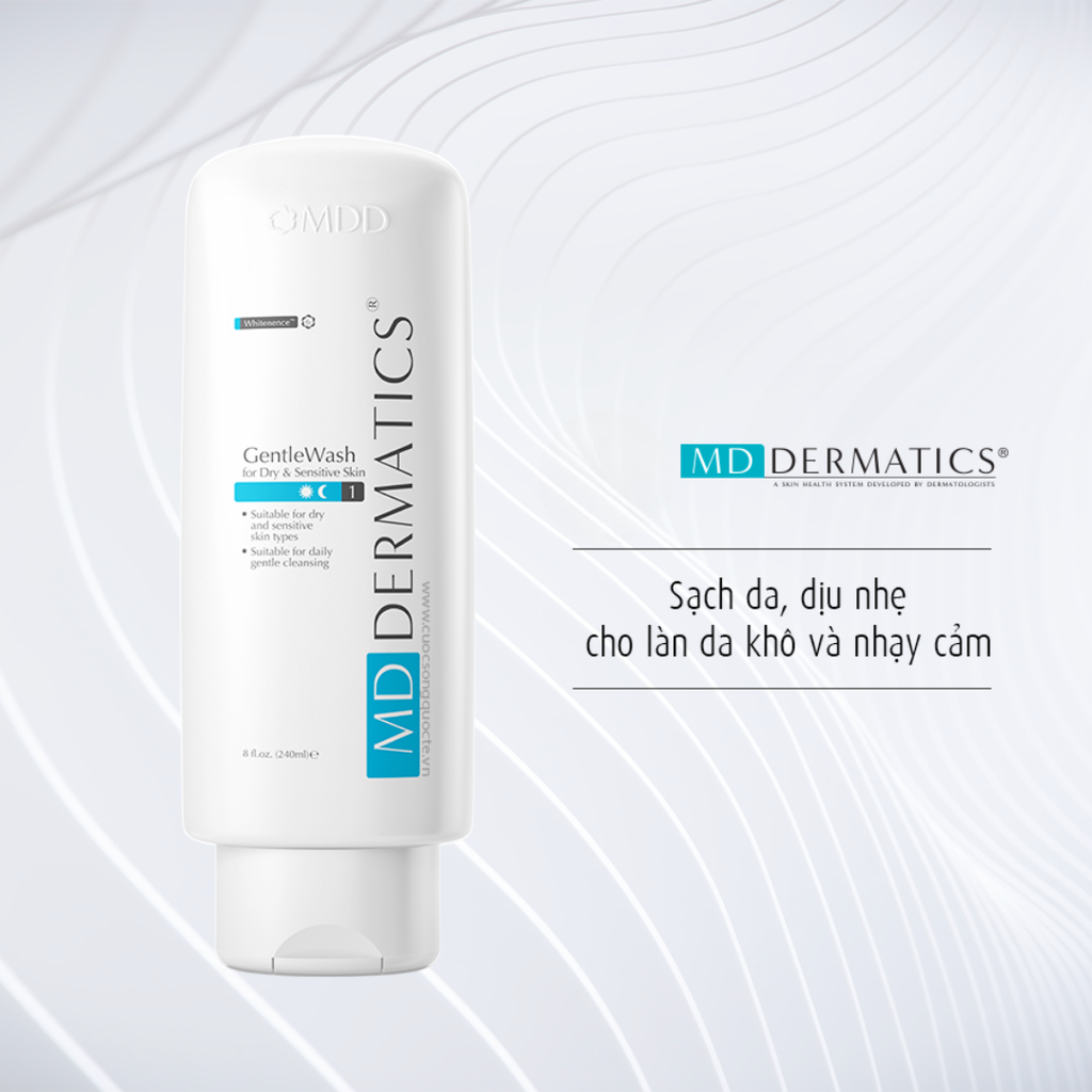 Sữa rửa mặt MD Dermatics Gentle Wash dành cho da khô 240ml – Ruby ...