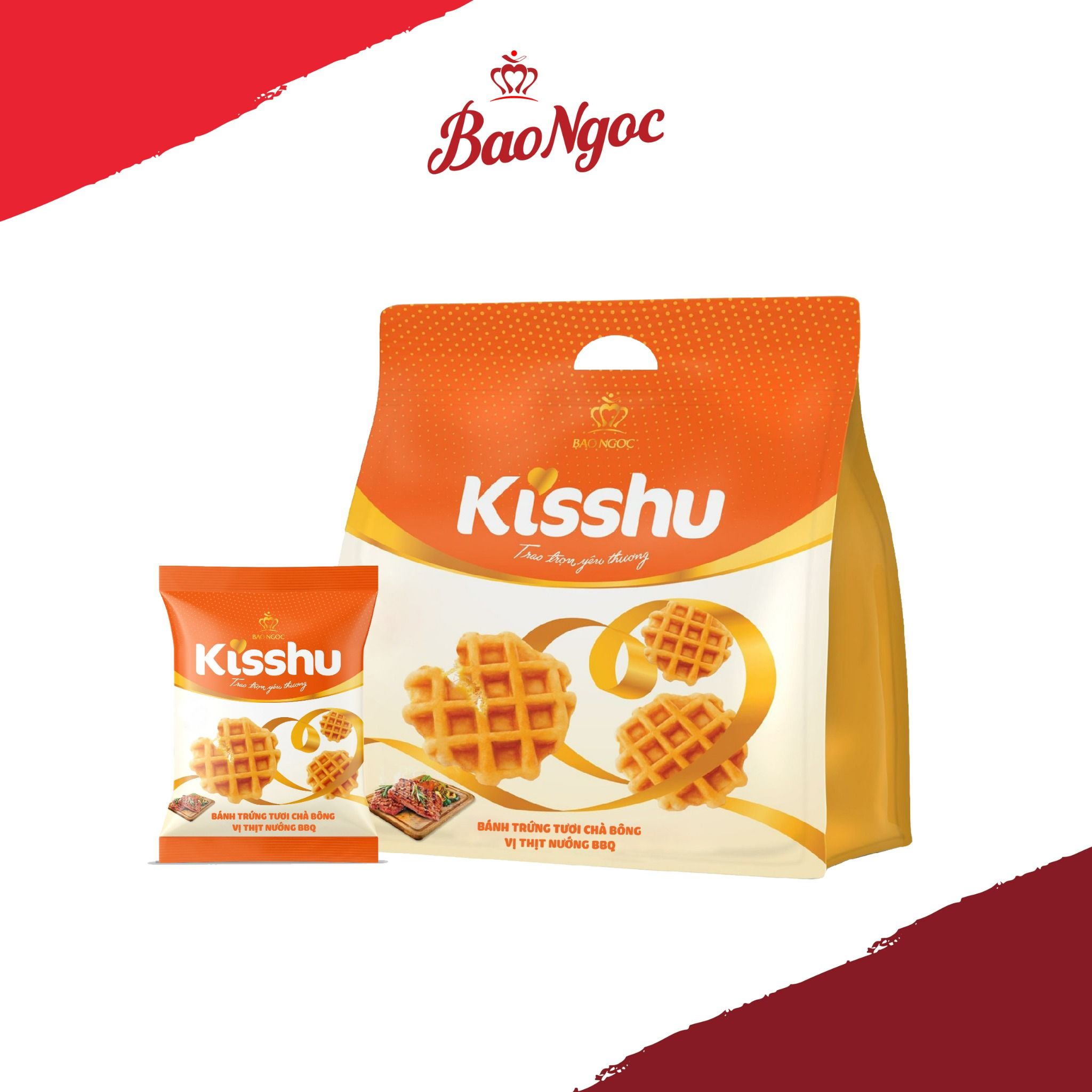 Bánh Bông Lan Trứng Sữa Tươi Kisshu Bánh Bảo Ngọc