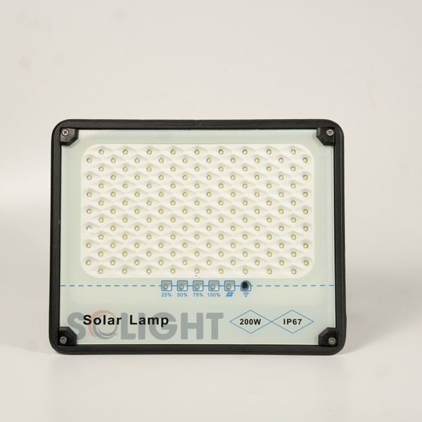 Đèn pha năng lượng mặt trời chống chói 200W SL-FCC200 – Solight Solar