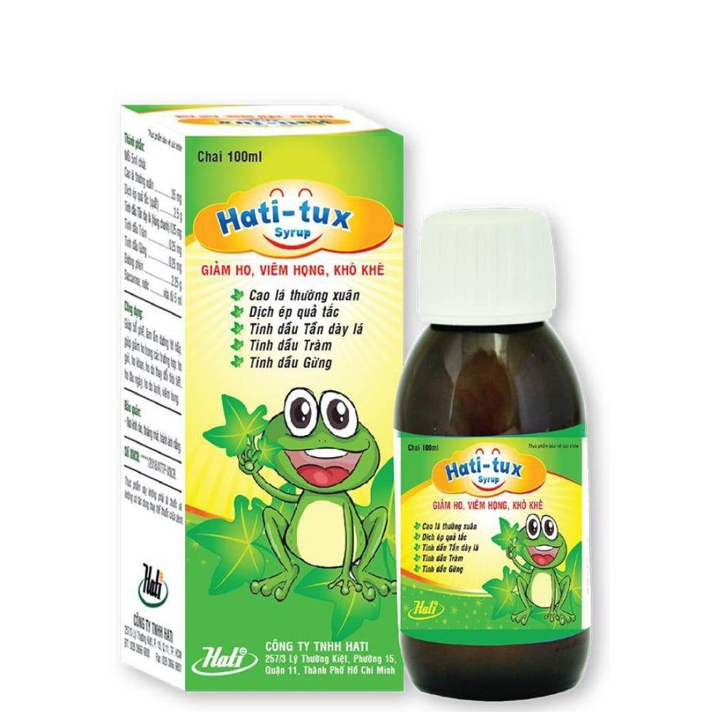 Thực phẩm bảo vệ sức khỏe Hati-tux Syrup (100ml) – Sunrose.vn - TPCN Nhập khẩu Nhật Bản & Châu Âu