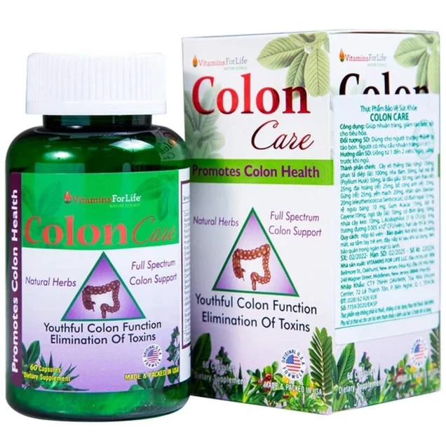 Thực phẩm bảo vệ sức khỏe Colon Care (60 viên) – Sunrose.vn - TPCN Nhập ...