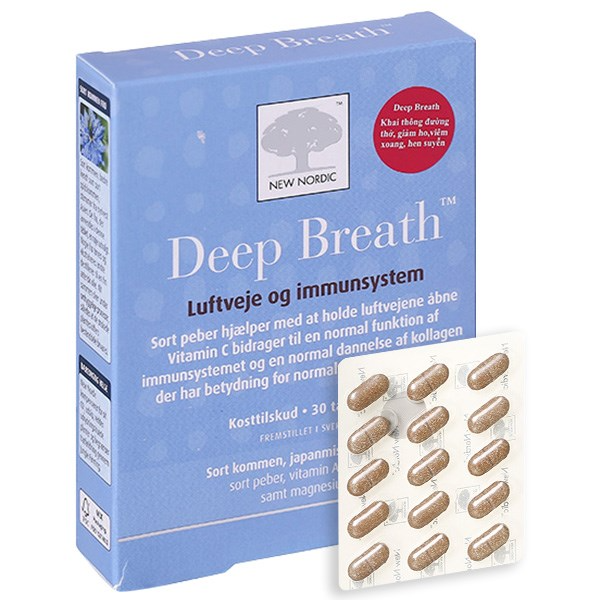 Thực phẩm bảo vệ sức khỏe Deep Breath (30 viên) – Sunrose.vn - TPCN ...
