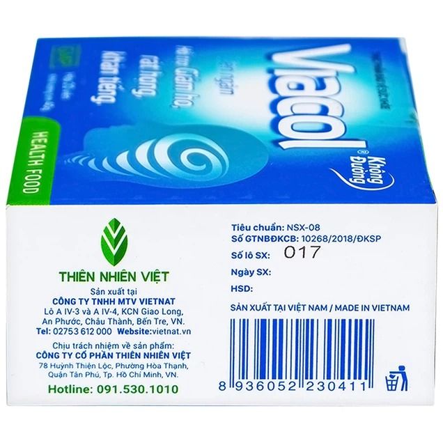 Thực phẩm bảo vệ sức khỏe viên ngậm Viacol® (20 viên) – Sunrose.vn ...