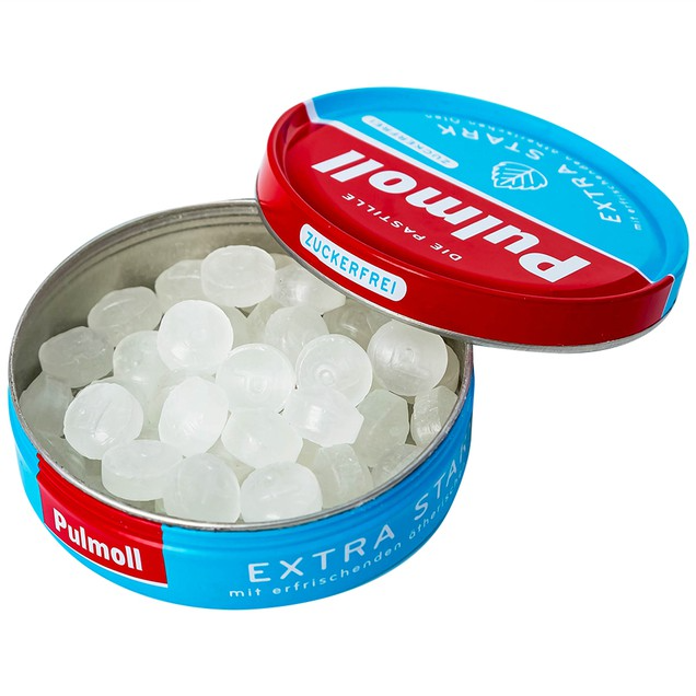 Kẹo ngậm không đường Pulmoll Extra Stark hương bạc hà giảm ho, dịu họn ...