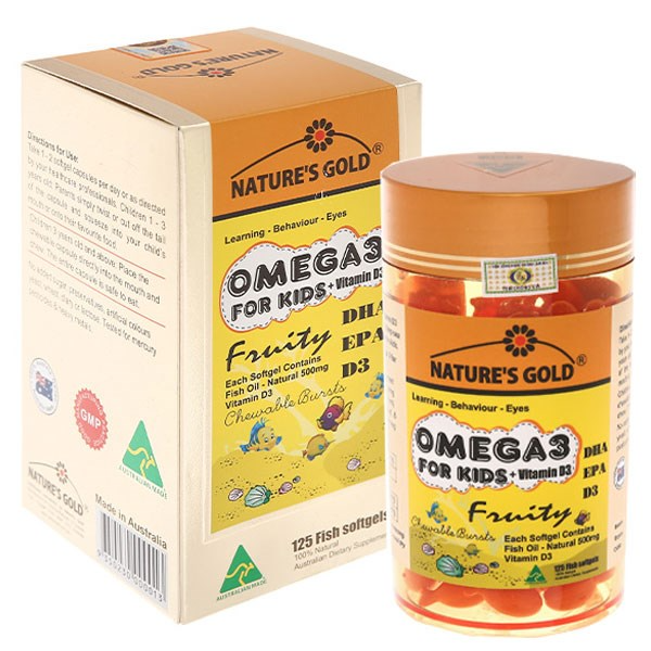 Thực phẩm bảo vệ sức khỏe Omega 3 For Kids + Vitamin D3 - Nature's Gol – Sunrose.vn - TPCN Nhập ...