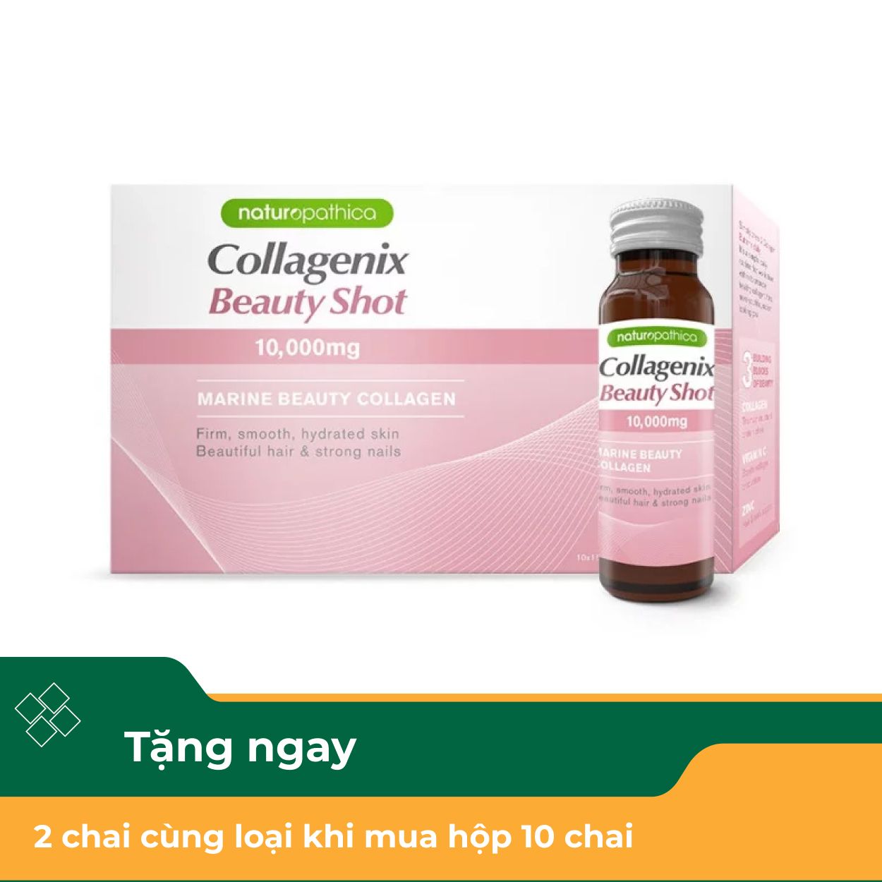 Thực phẩm bảo vệ sức khỏe Naturopathica Collagenix Beauty Shot (10 cha ...