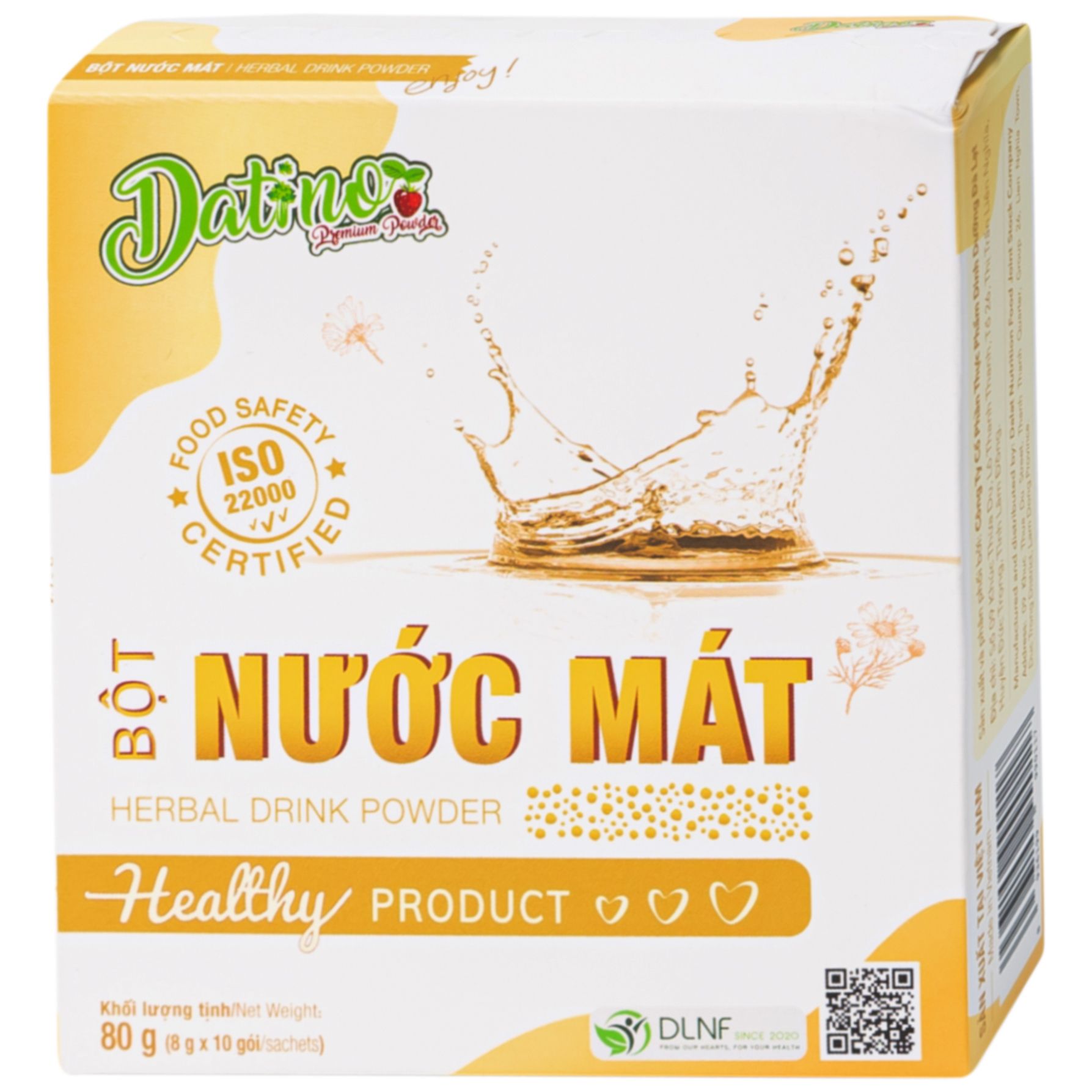 Bột Nước Mát Herbal Drink Powder Datino thanh nhiệt, giải độc, mát gan ...