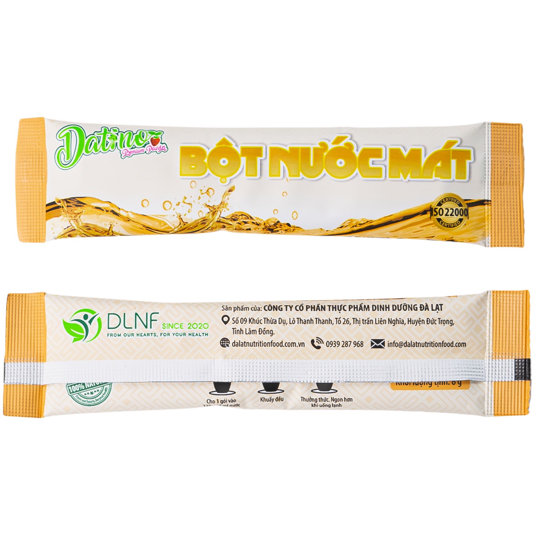 Bột Nước Mát Herbal Drink Powder Datino thanh nhiệt, giải độc, mát gan ...