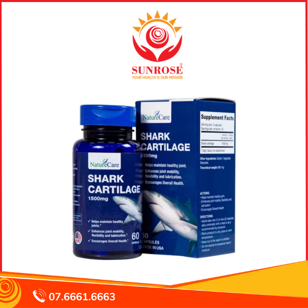 Viên uống Shark Cartilage NatureCare hỗ trợ tăng cường khả năng vận độ ...