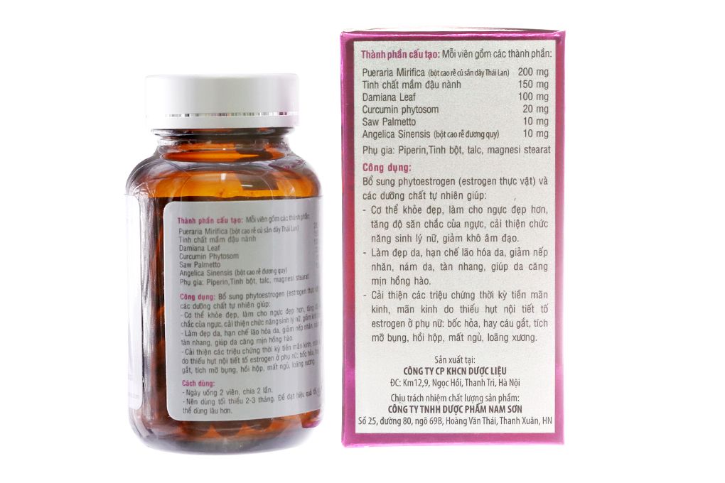 Đào Hồng Đơn Venus hỗ trợ tăng kích thước vòng một chai 60 viên ...