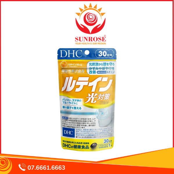 Viên uống hỗ trợ mắt chống ánh sáng xanh DHC Lutein Blue Light Protect ...