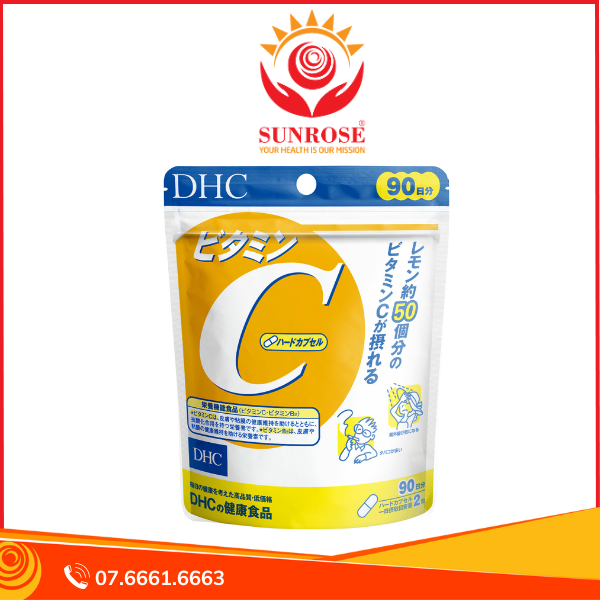 Viên uống Vitamin C 90 ngày – Sunrose.vn - TPCN Nhập khẩu Nhật Bản & Châu Âu