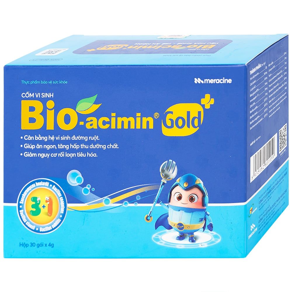 Cốm vi sinh Bioacimin Gold QD-Meliphar cân bằng hệ vi sinh đường ruột ...